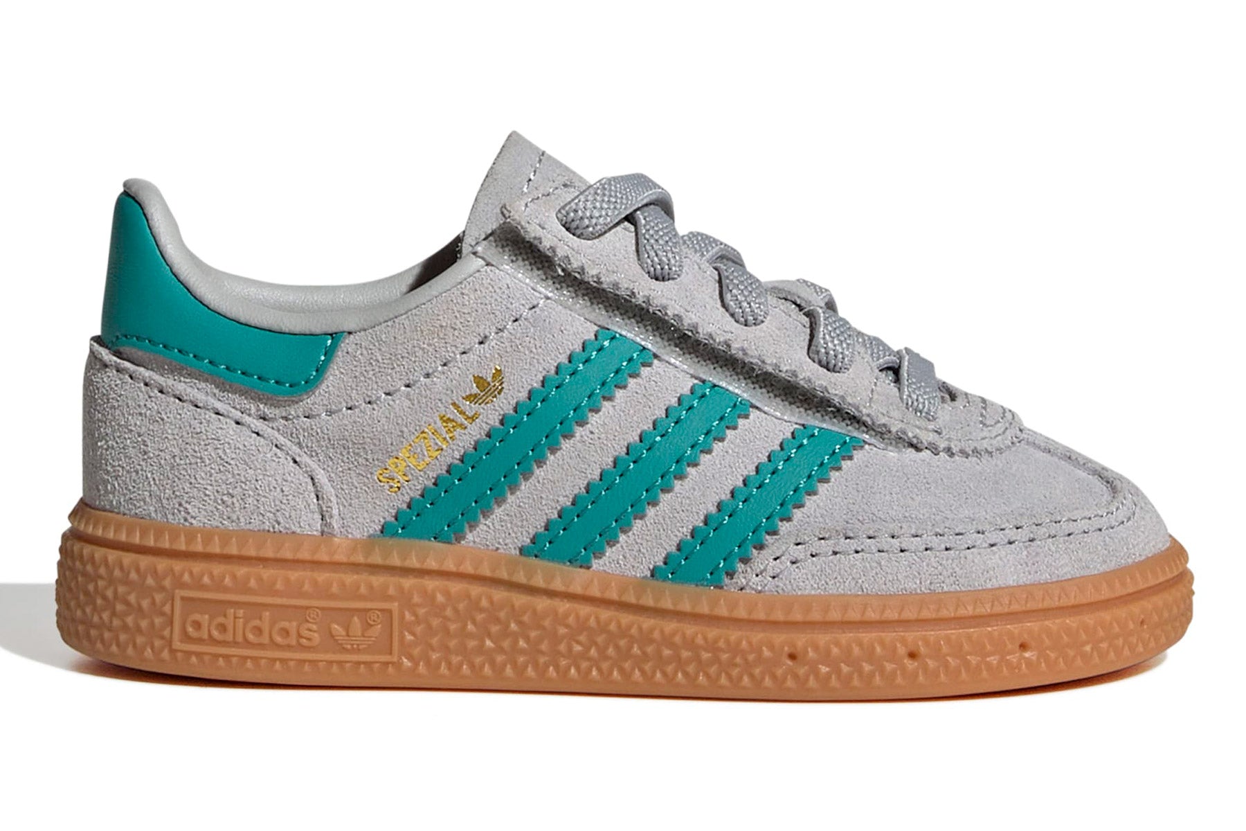 Adidas Handball Spezial CF EL (Infants) | Grey Two/Pure Teal/Gum → Shoe ...