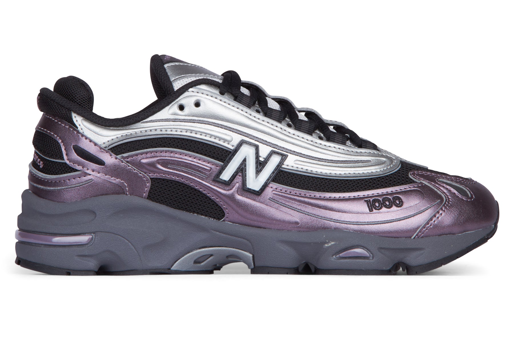 New Balance M1000EGY | Silver Metallic/Green → Shoe Chapter