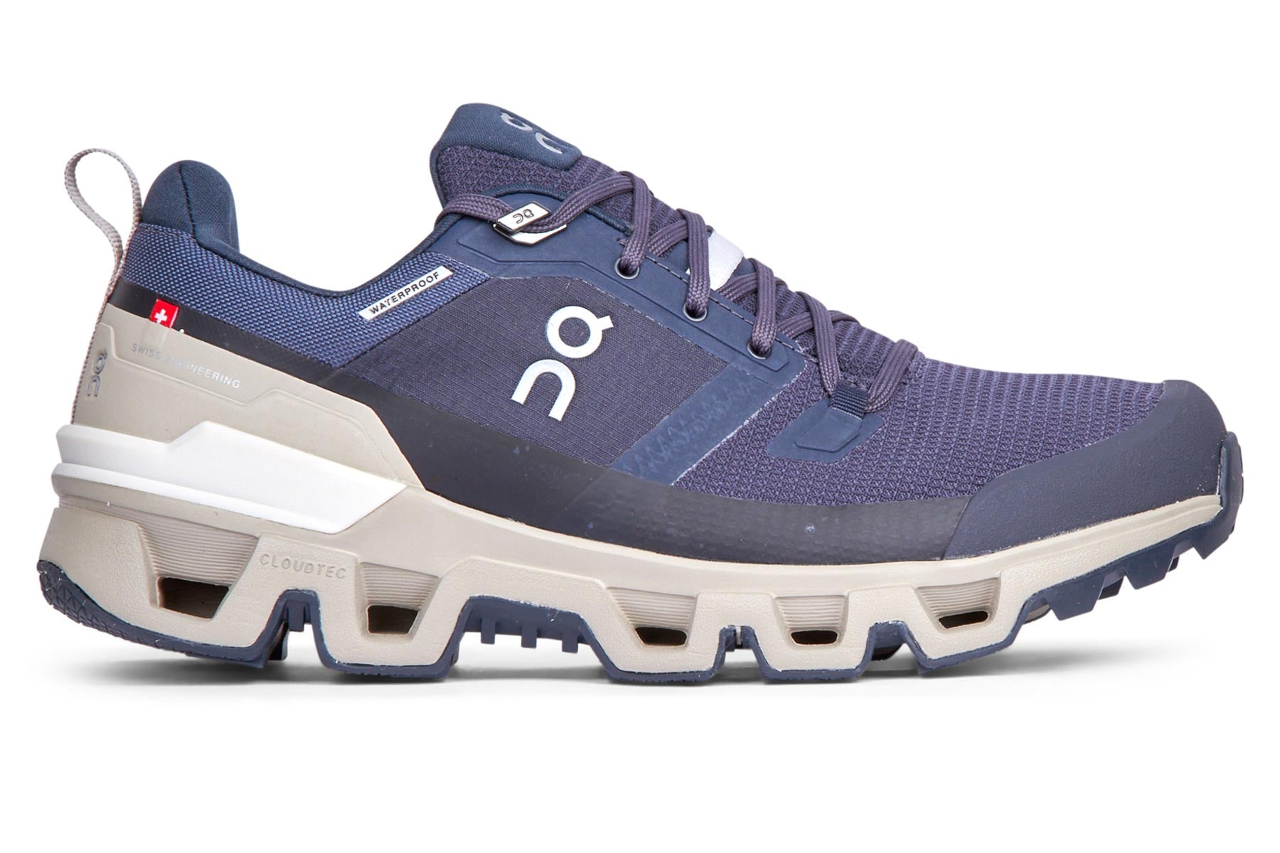 ON Cloudwander Waterproof | Navy/Desert → Shoe Chapter