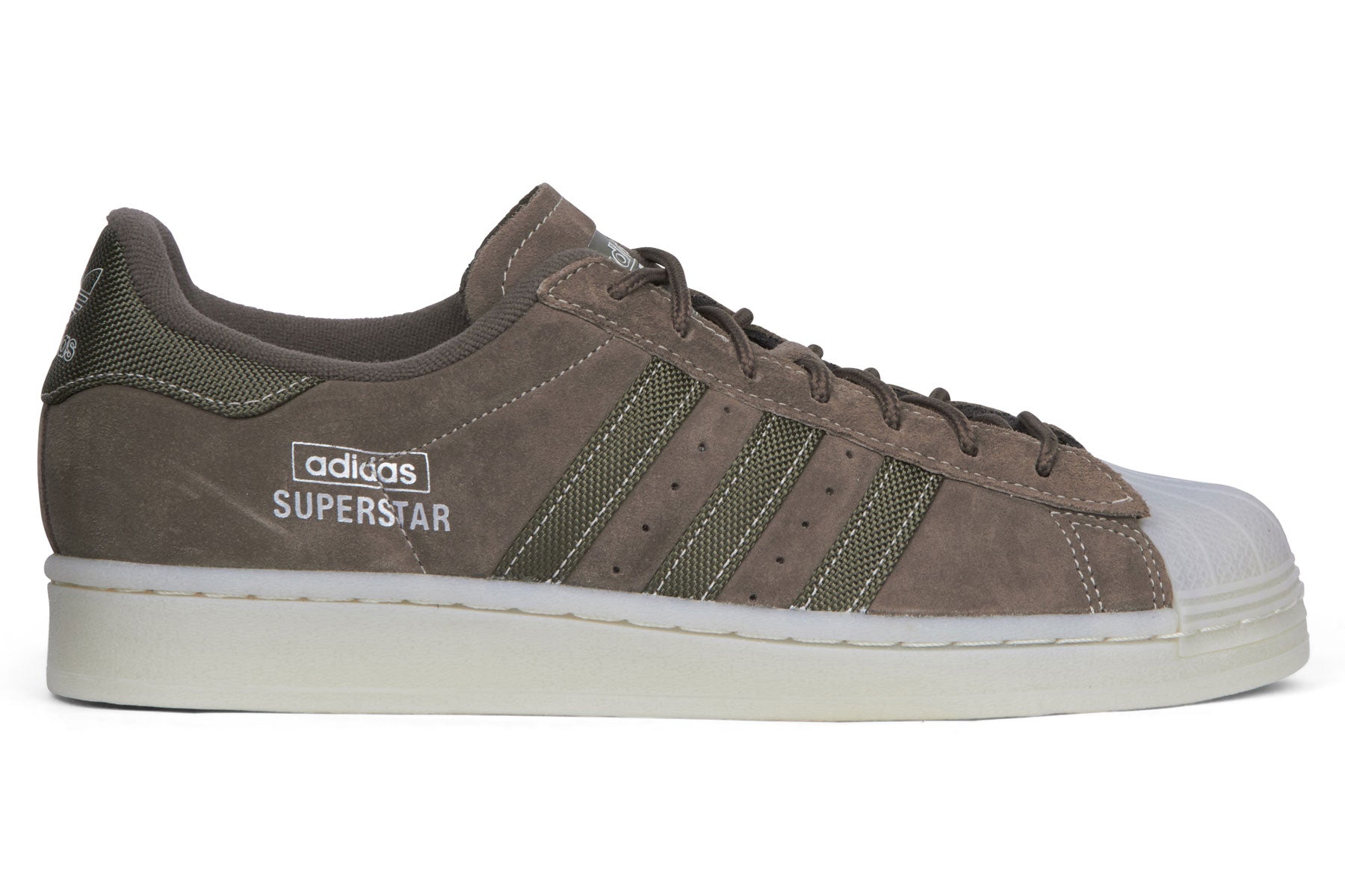 Adidas Superstar | Earth Strata/Olive Strata/Aluminium → Shoe Chapter